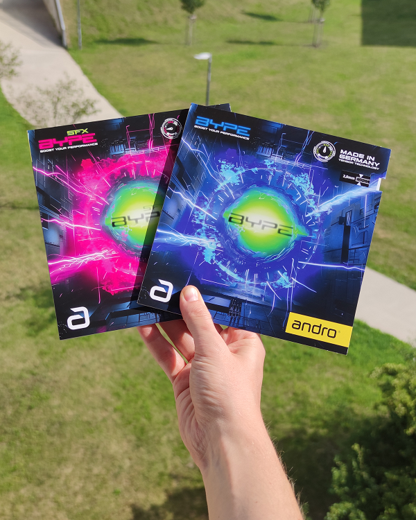 Recenze od Ondřeje Horáka na potahy andro Bype a Bype SFX! - Sport Spin ...